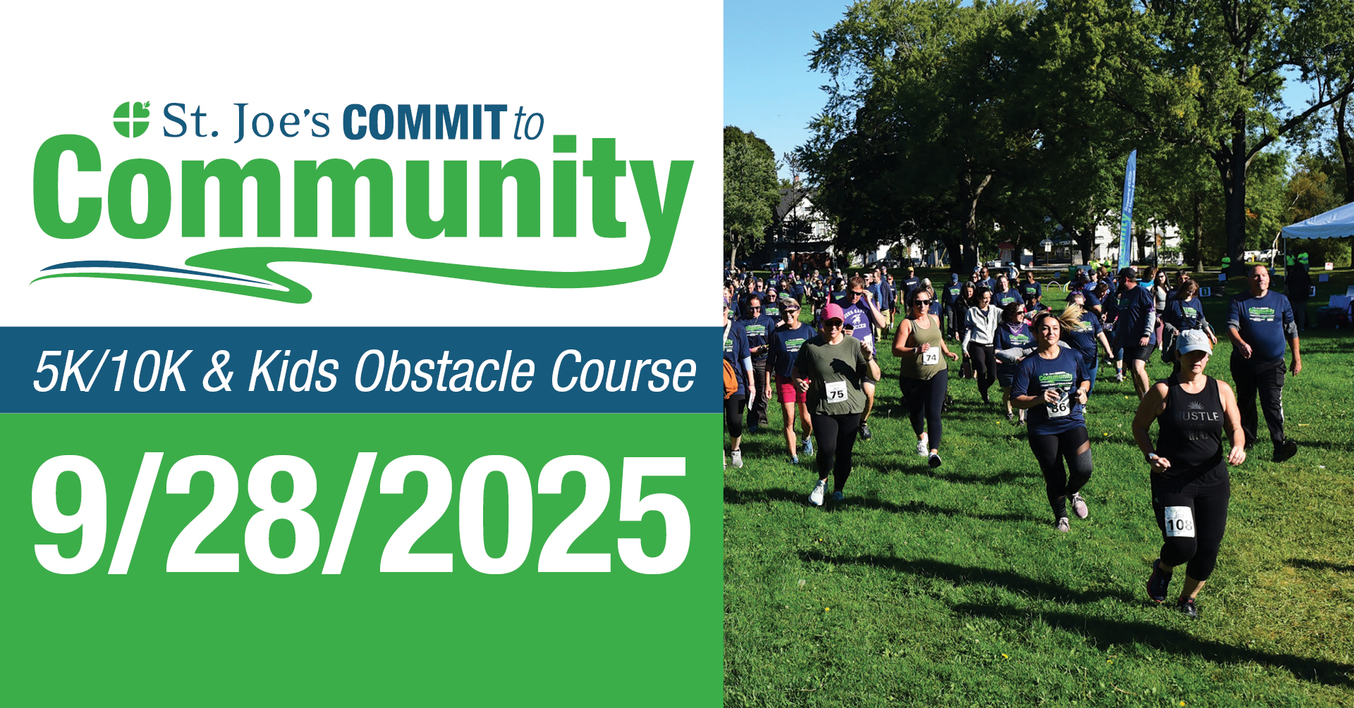 Race Groups: St. Joseph Hospital's Commit to Community: 5K Walk, 5K Run ...
