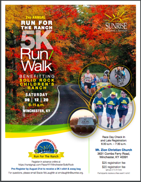 4th Annual Run for the Ranch: Flyer