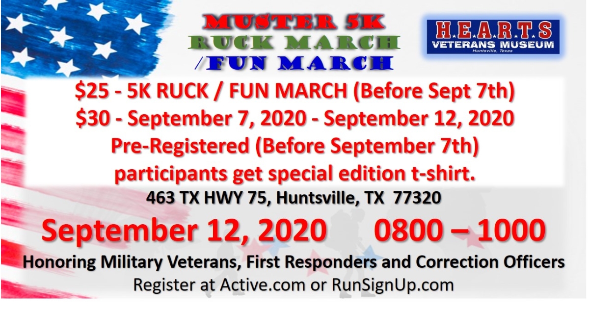 HEARTS Veterans 5K Ruck/Fun March