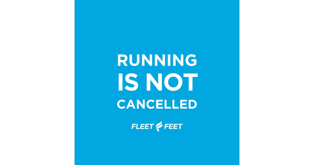 RUNNING IS NOT CANCELLED virtual 5K, 10K, Half Marathon, Marathon, or 50K