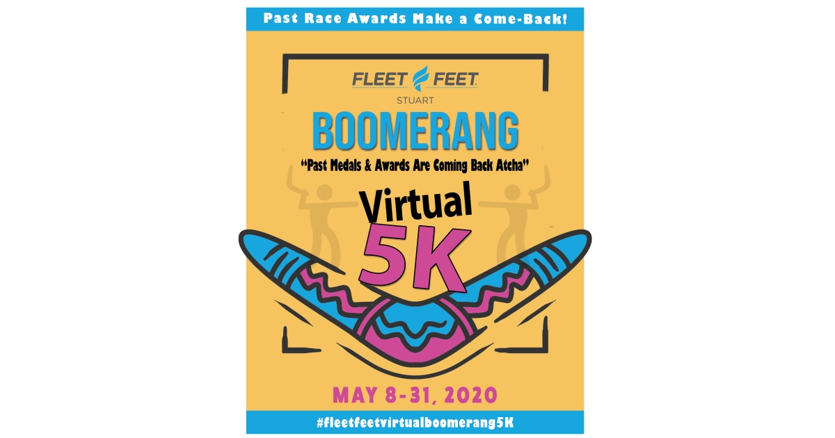 Fleet Feet Stuart Virtual Boomerang 5K