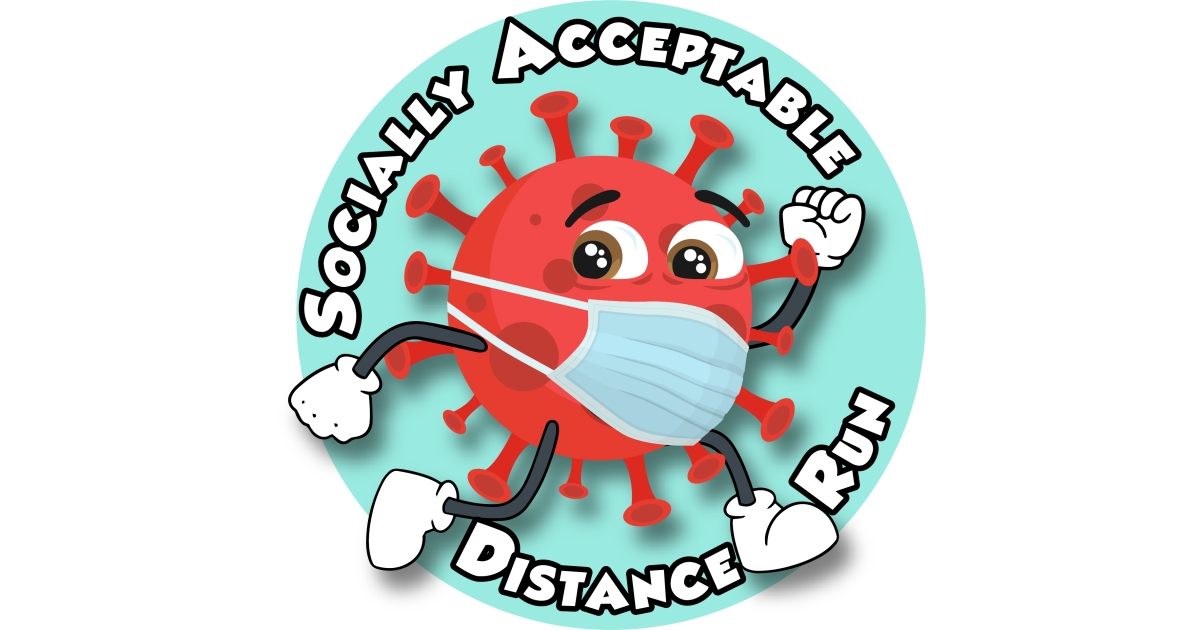 Socially Acceptable Distance Run