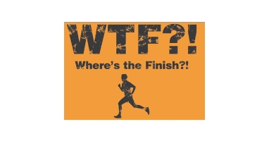 The WTF virtual race - Where's The Finish 5k, 10k , Half Marathon