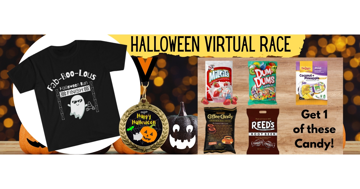 Trick or Treat Halloween Virtual Race 5K/10K/13.1