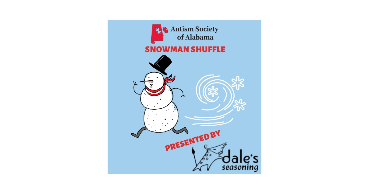 Autism Society of Alabama Snowman Shuffle- Virtual 5K/ Walk