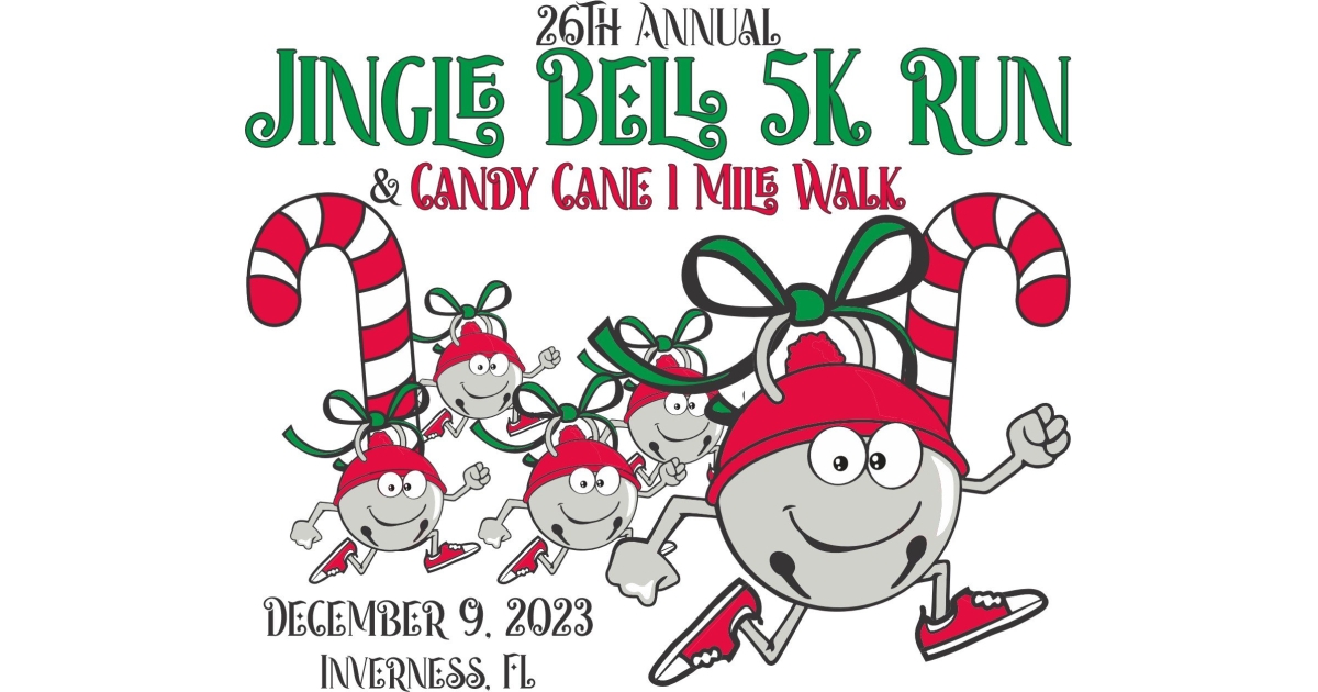 Jingle Bell 5K Run & 1 Mile Walk Results