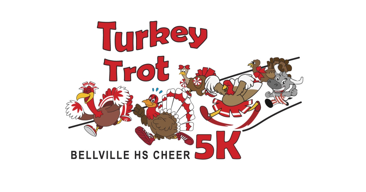 Bellville High School Cheer Turkey Trot Fun Run!