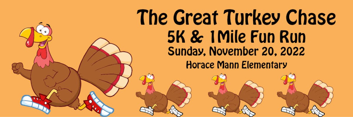 The Great Turkey Chase 5K and 1 Mile Fun Run