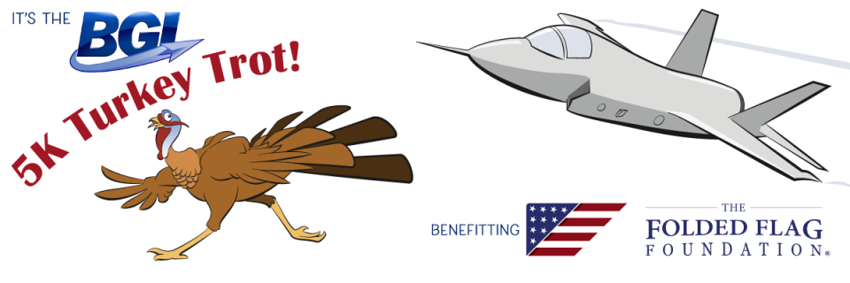 3rd Annual BGI, LLC Virtual Turkey Trot 5k Run/Walk