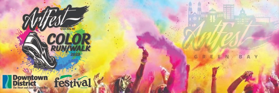 Artfest Green Bay 2.5 Mile Color Run Walk