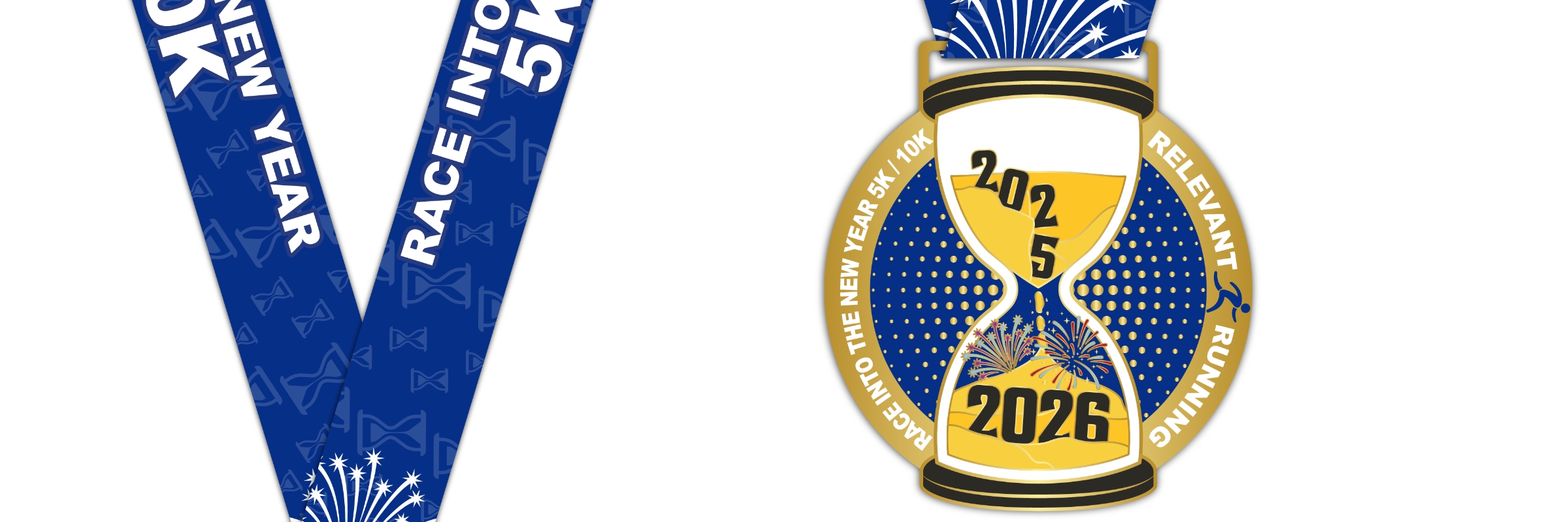 Race Into The New Year "Live Virtual" 5k/10k