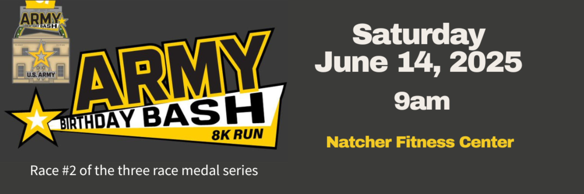 Ft Knox Medal Series- Army Birthday Bash 8K