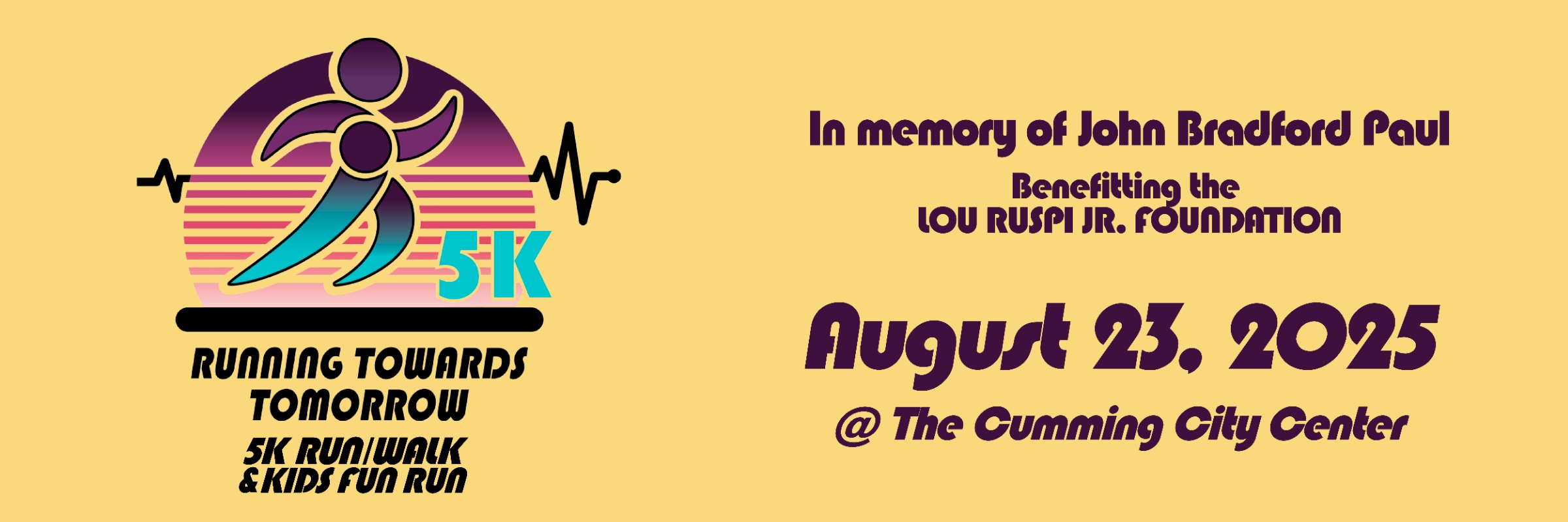 Running Towards Tomorrow 5k Run/Walk & Kids Fun Run