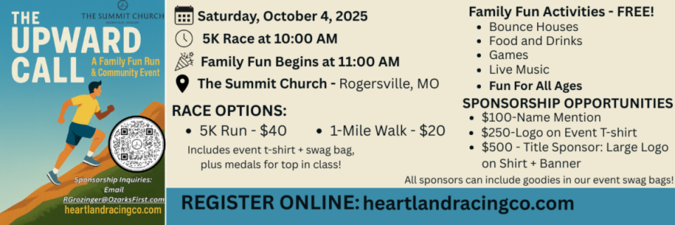 The Upward Call, a Family Fun Run