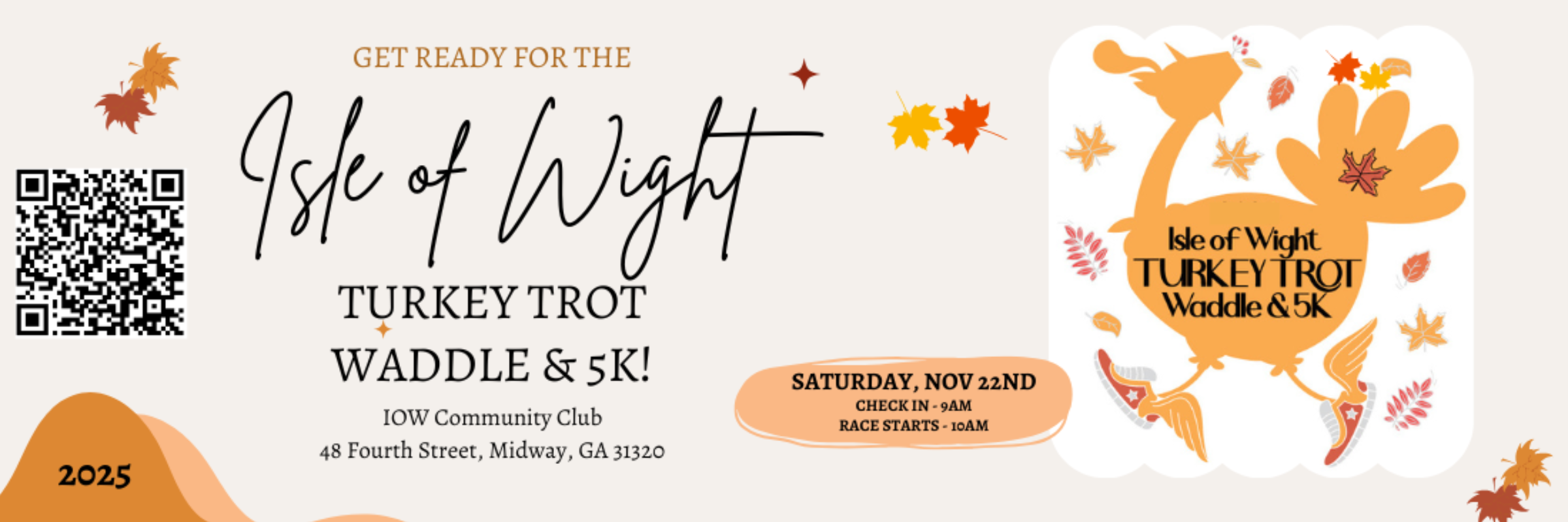 Isle of Wight Turkey Trot & Waddle Color Run 5K