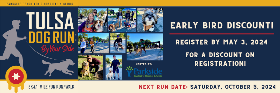 TULSA DOG RUN: By Your Side 5k & 1-Mile Fun Run/Walk