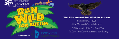 15th Annual Run Wild for Autism 5K & 1 Mile Fun Run & Walk