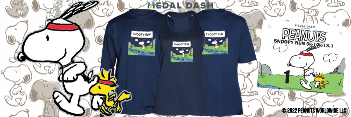 ‘SNOOPY CHALLENGE 5K/10K/13.1' VIRTUAL RUN