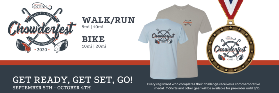 Virtual Chowder Run + Bike Challenge