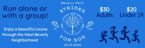 Strides for SOS 5K and 1 Mile Run/Walk
