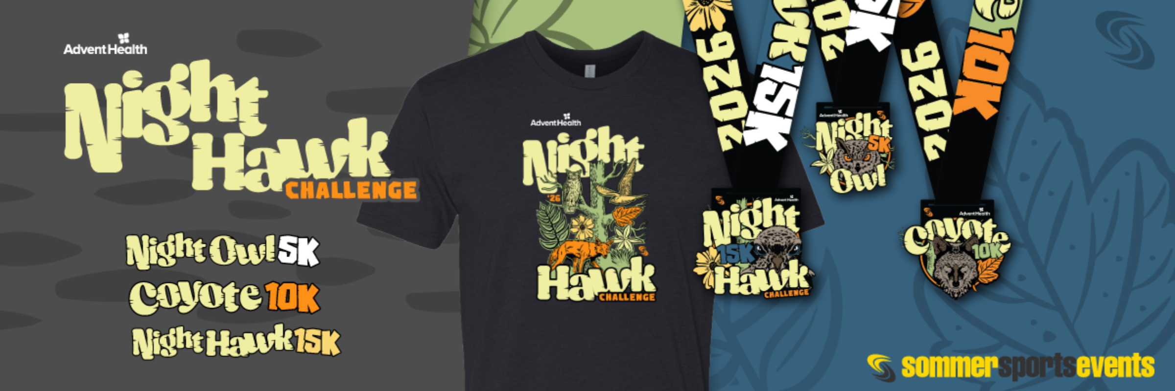 AdventHealth Nighthawk Trail Run - Night Owl 5K and Coyote 10K