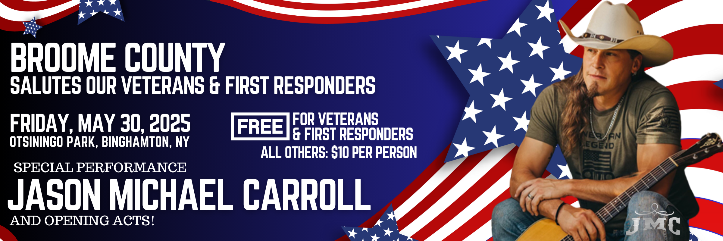 Broome County Salutes our Veterans & First Responders, featuring Jason ...