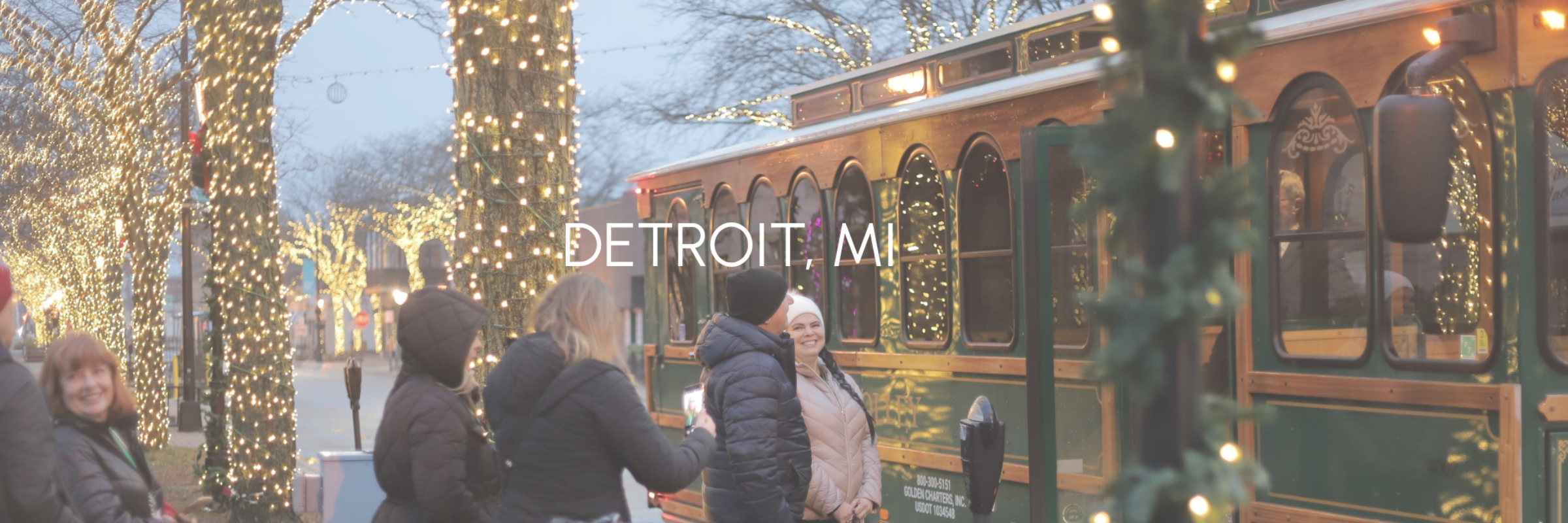 BYOB Holiday Lights Trolley - Detroit